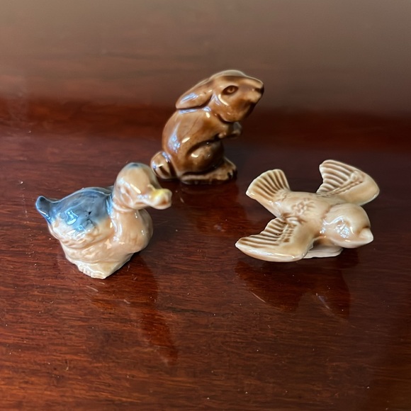 Wade | Other | 3 Wade England Figurines Duck Bird Rabbit | Poshmark